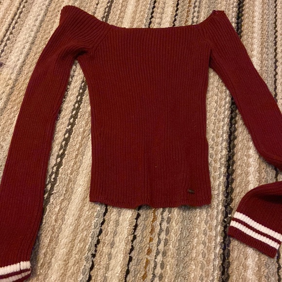 Hollister | Sweaters | Off The Shoulder Hollister Top | Poshmark